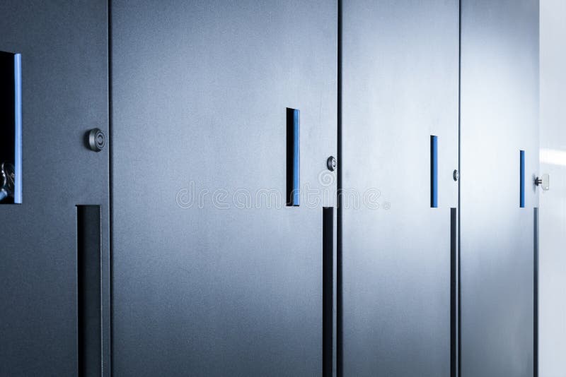 Server Racks Detail Door Lock Stock Photos - Free & Royalty-Free Stock ...