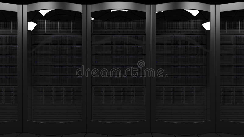 Corporate Server Room: Animated Business Concept View Stock Footage ...