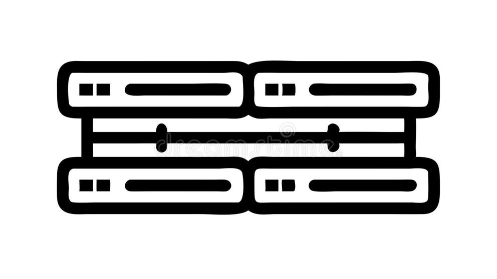 Server Racks Icon Vector for Data Center and Cloud Computing, Vector ...