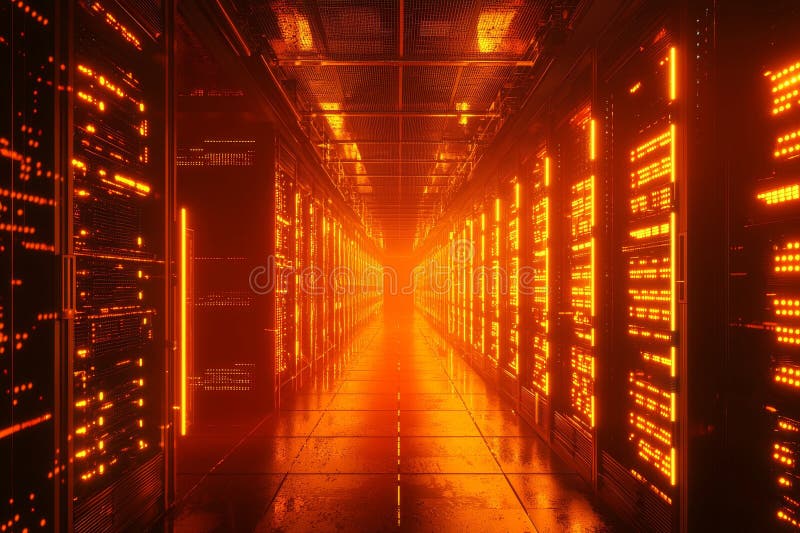 Data Center Technology: Ethernet Cables and Network Switches Stock ...