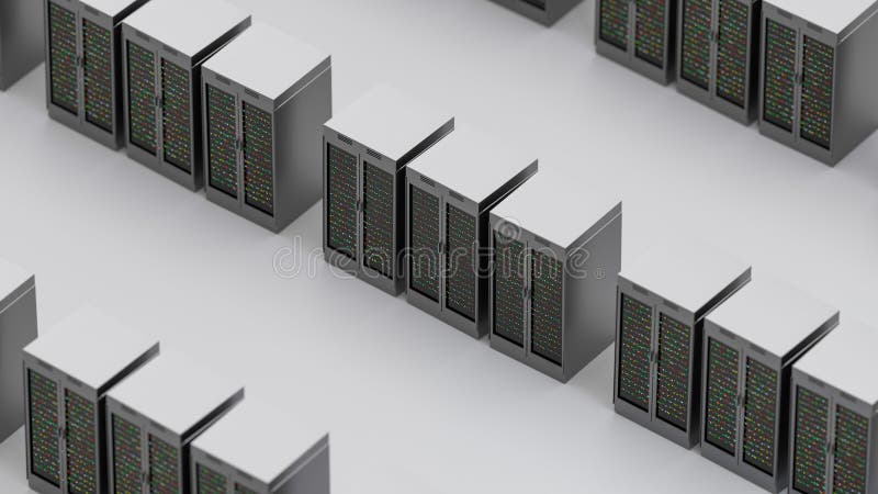 Server Room Data Center. Backup, Hosting, Mainframe, Farm and Computer ...