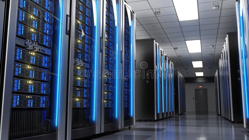 Server room stock illustration. Illustration of performance - 40594268