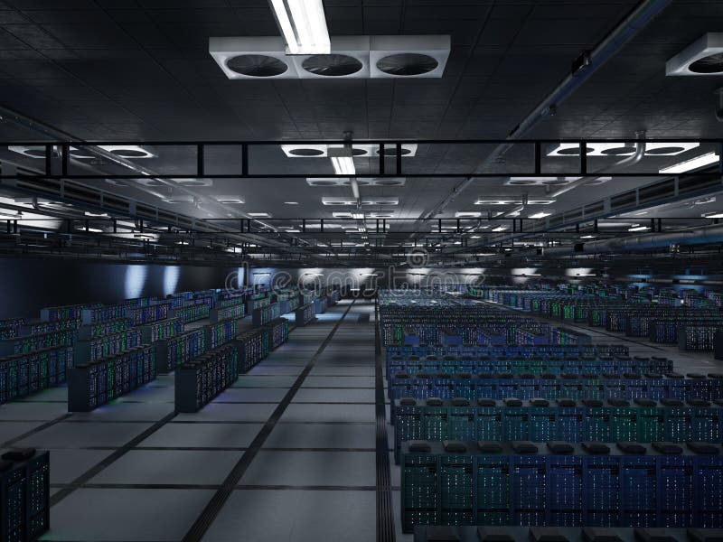 Server Racks Storing AI Datasets for Simulation, Training and ...