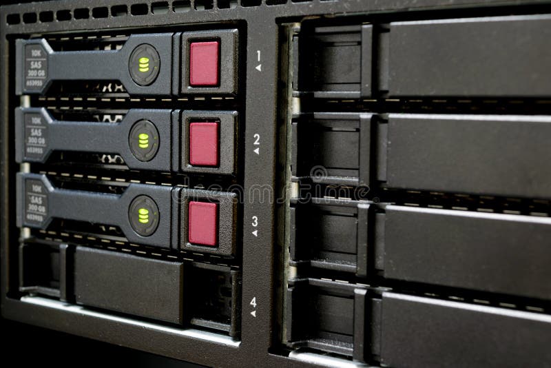 Server and raid storage stock image. Image of black, backup - 60899217