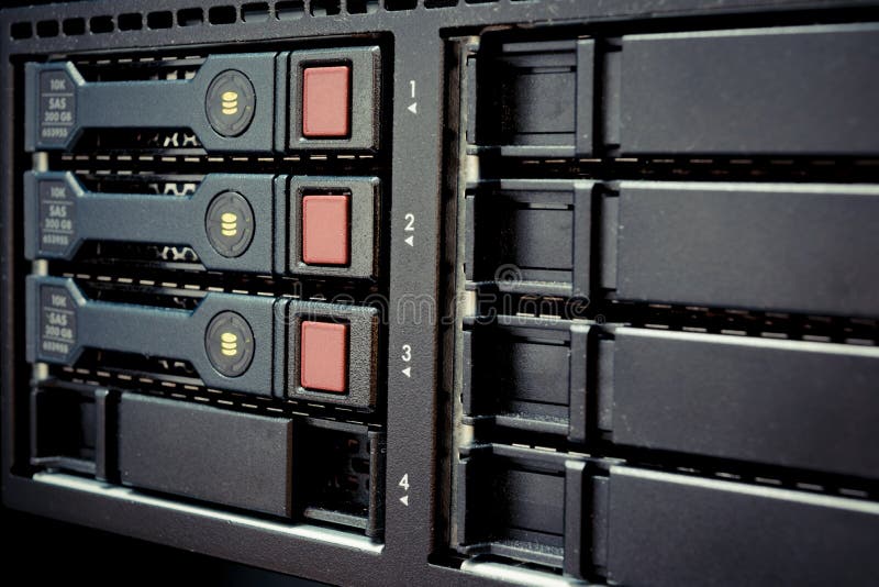 Server and raid storage stock photo. Image of mainframe - 72432008