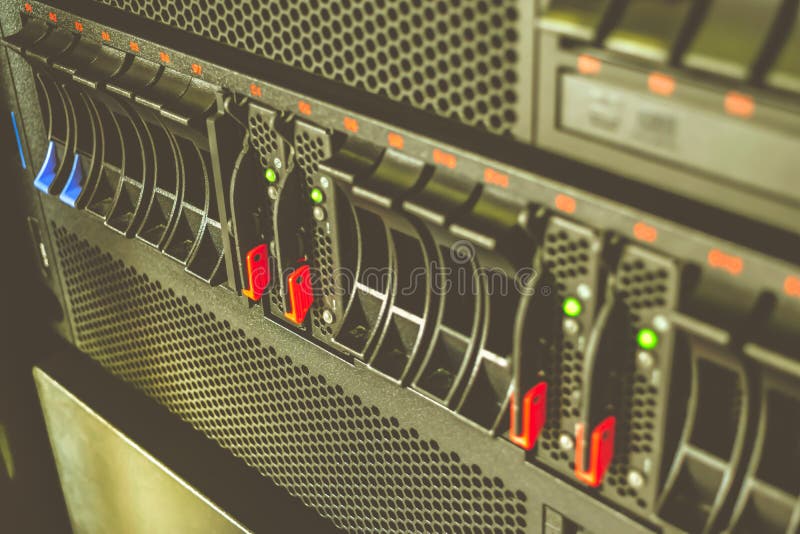 Server and Raid Storage , Vintage Style Stock Photo - Image of array ...