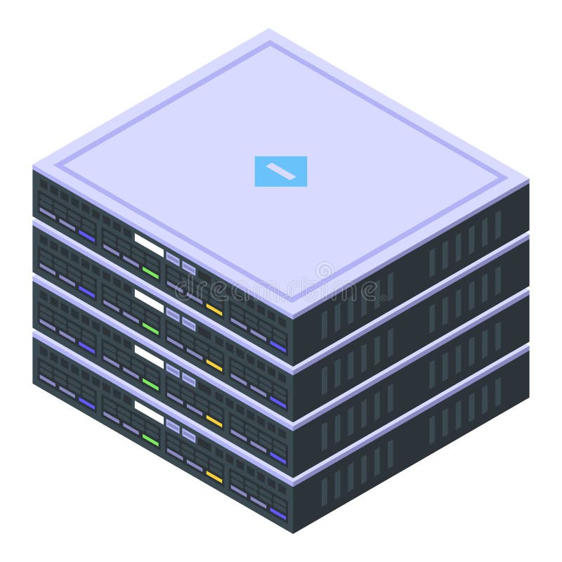 Isometric Desktop Server Stock Illustrations – 850 Isometric Desktop ...