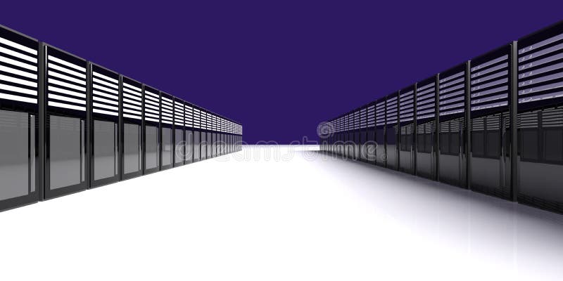 Server Room stock illustration. Illustration of graphic - 12489002