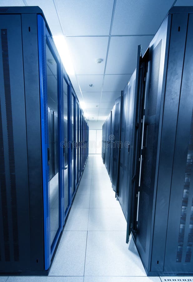 Server room stock photo. Image of cluster, communications - 12940632
