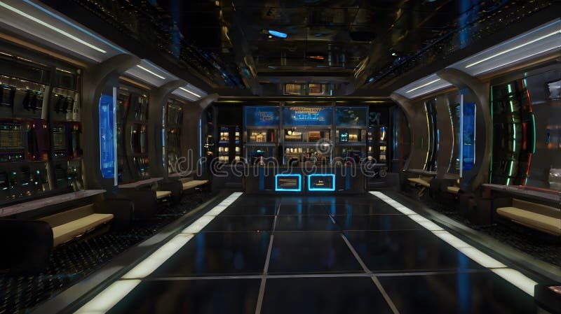 Smart Server Rooms AI-Driven Efficiency. Stock Illustration ...