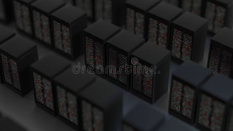 Server Room Data Center. Backup, Hosting, Mainframe, Farm and Computer ...