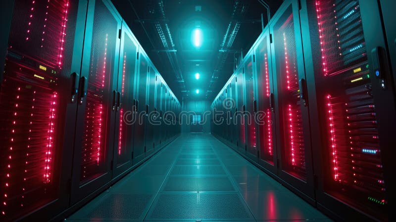 Server Room Data Center Backup, Mining, Hosting, Mainframe Computer ...