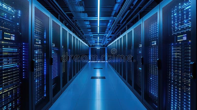 Server Room Data Center Backup, Mining, Hosting, Mainframe Computer ...