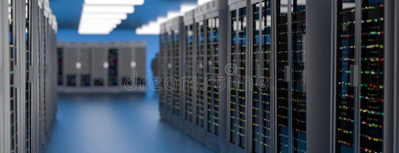 Server Room Data Center. Backup, Mining, Hosting, Mainframe, Farm and ...