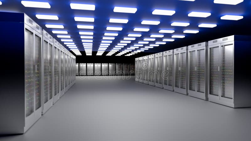 Server. Server Room Data Center. Backup, Mining, Hosting, Mainframe ...