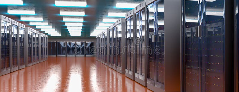 Server Room. Server Data Center. Backup, Mining, Hosting, Mainframe ...