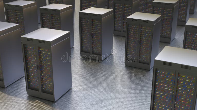 Server Room. Server Data Center. Backup, Mining, Hosting, Mainframe ...