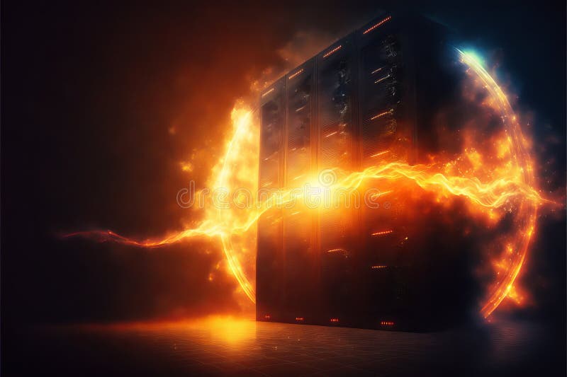 Server Room Data Center with Cinematic Lighting. Generative Ai Stock ... Server Room Data Center with Cinematic Lighting. Generative Ai Stock ...