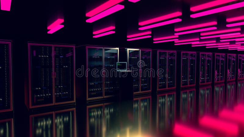 Rackmount Led Console Server Room Data Center Stock Illustrations – 22 ...