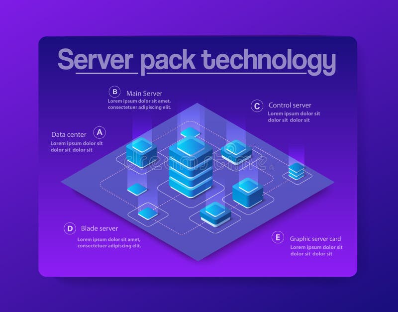 Data server network stock vector. Illustration of cluster - 133922694