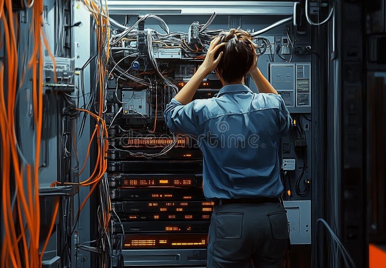 Frustrated Technician Stock Illustrations – 152 Frustrated Technician ...