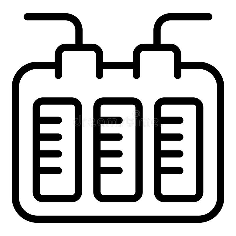 Server Room Icon Showing Three Servers Working with Data Stock Vector ...