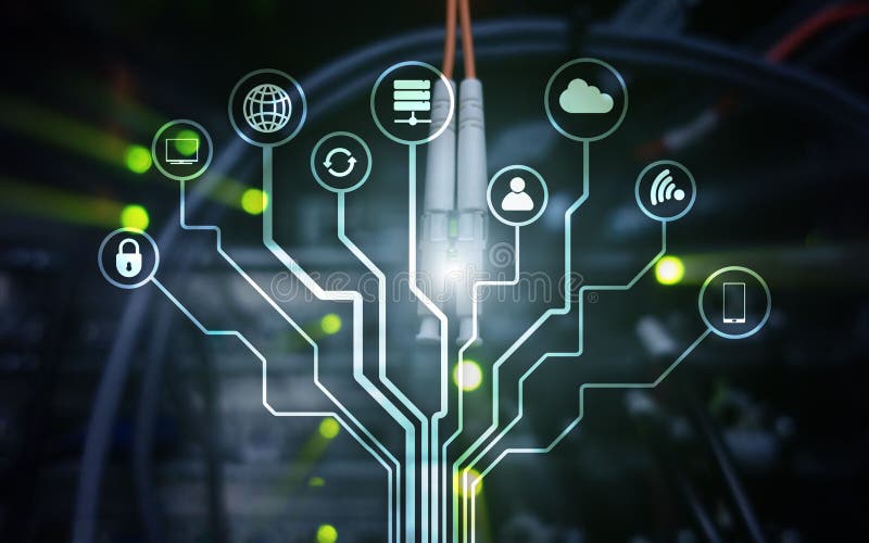 Server Room ICT Information Communication Technology Wireless Internet ...