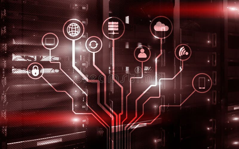 Server Room ICT Information Communication Technology Wireless Internet ...