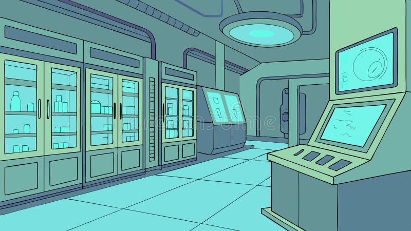 Server Room Interior, Technology and Data Center Vector Design ...