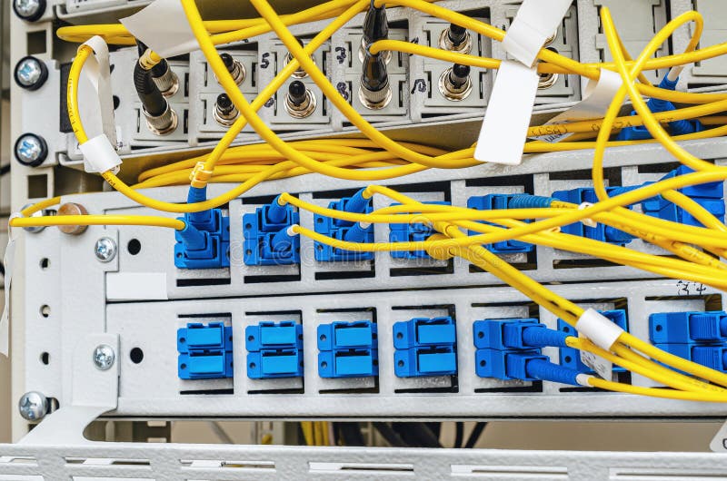 In the Server Room of the Internet Service Provider There are Many ...