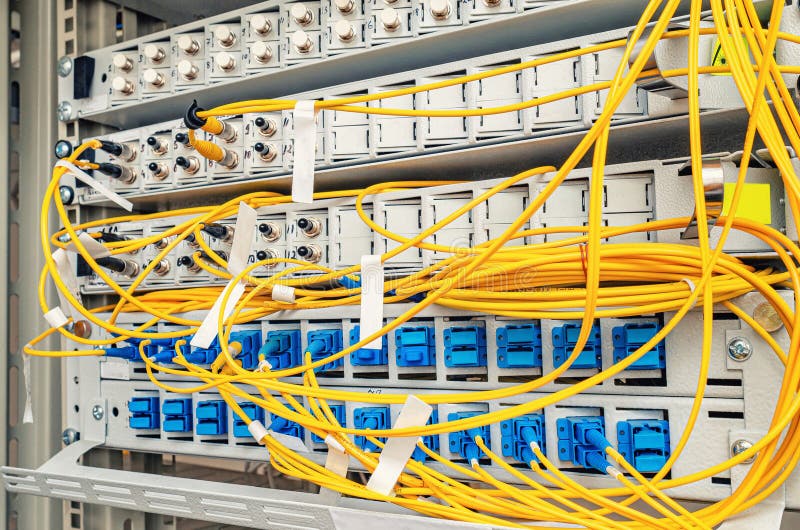In the Server Room of the Internet Service Provider There are Many ...