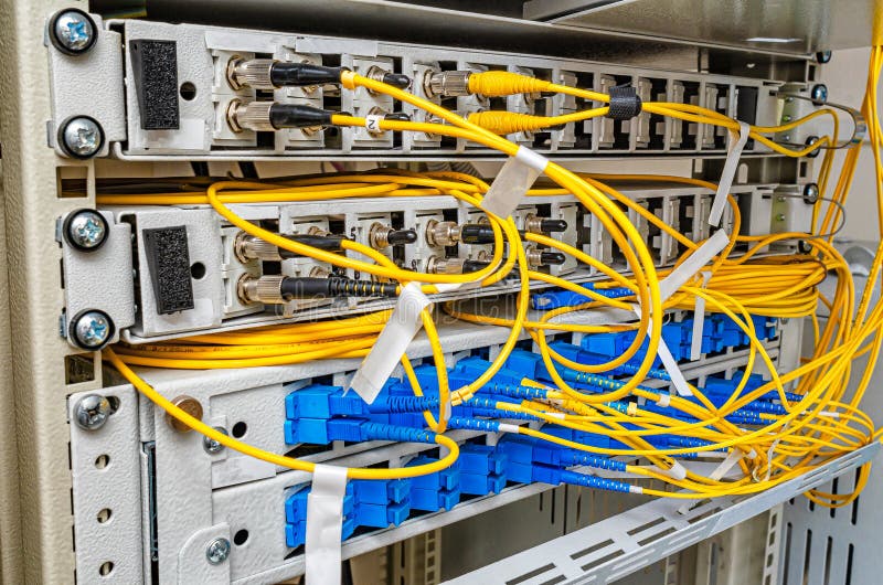 In the Server Room of the Internet Service Provider There are Many ...