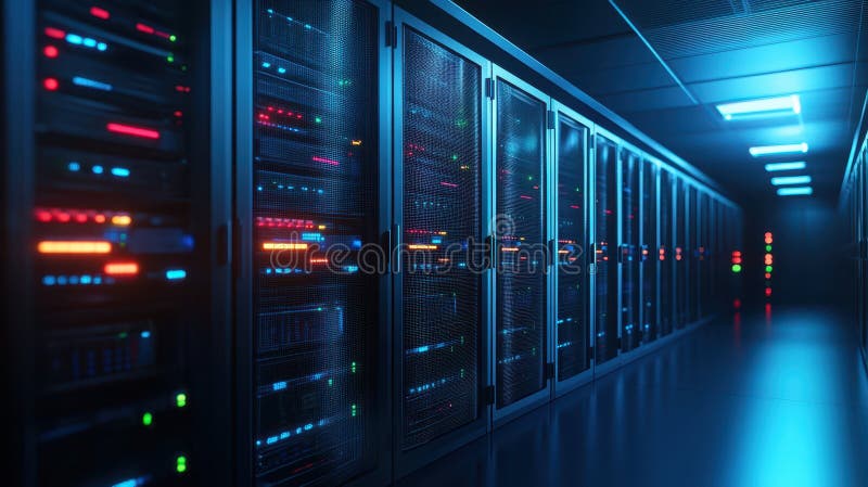 Server Room Landscape, a Look into Modern Data Center Infrastructure ...