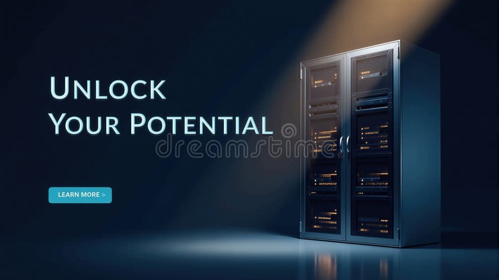 Server Room Rack Unlocking Potential Stock Image - Image of digital, growth: 384138097