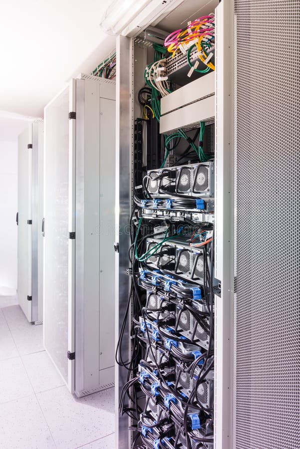 Server room stock photo. Image of communication, cat5 - 16698934