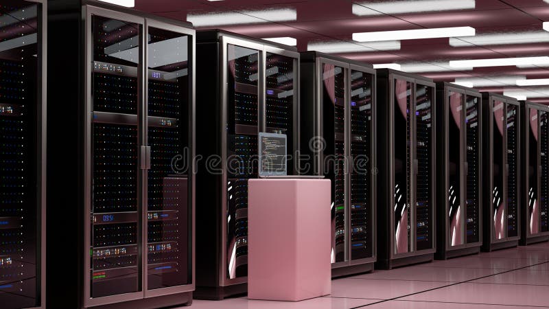 Server Room. Server Data Center. Backup, Mining, Hosting, Mainframe ...
