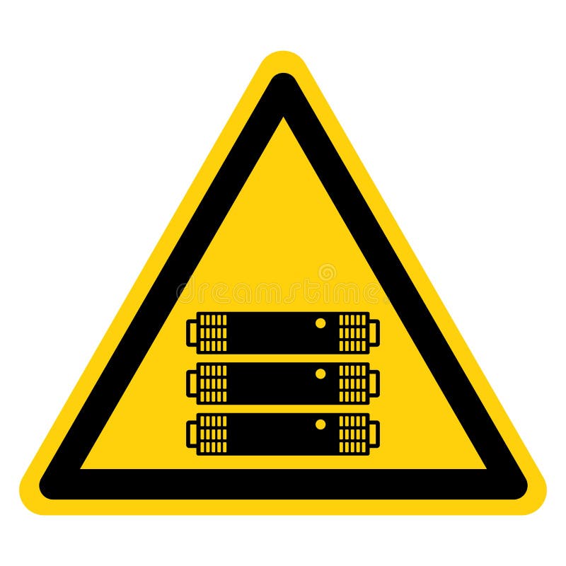 Server Room Symbol Sign,Vector Illustration, Isolate on White ...