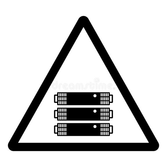 Server Room Symbol Sign,Vector Illustration, Isolate on White ...