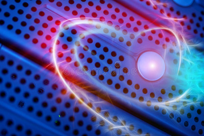 The Server Room Tells the Computer Server that is Working Continuously ...