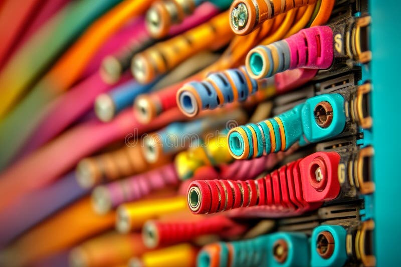 In the Server Room, a Trunk Cable is Stranded and Damaged Due To a ...