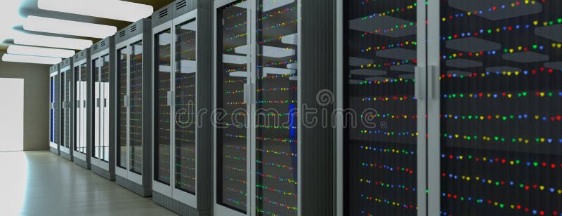 Servers. Servers Room Data Center. Backup, Mining, Hosting, Mainframe, Farm and Computer Rack ...