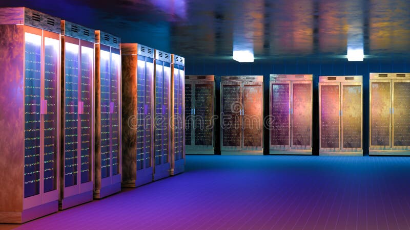 Server. Servers Room Data Center. Backup, Mining, Hosting, Mainframe ...