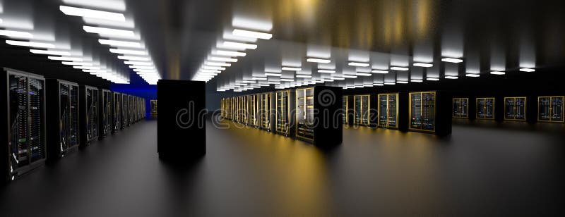 Server. Servers Room Data Center. Backup, Mining, Hosting, Mainframe ...
