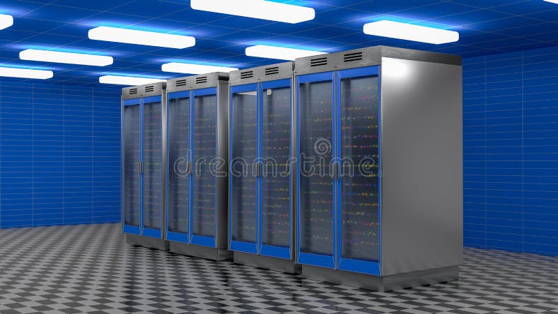 Server. Servers Room Data Center. Backup, Mining, Hosting, Mainframe ...
