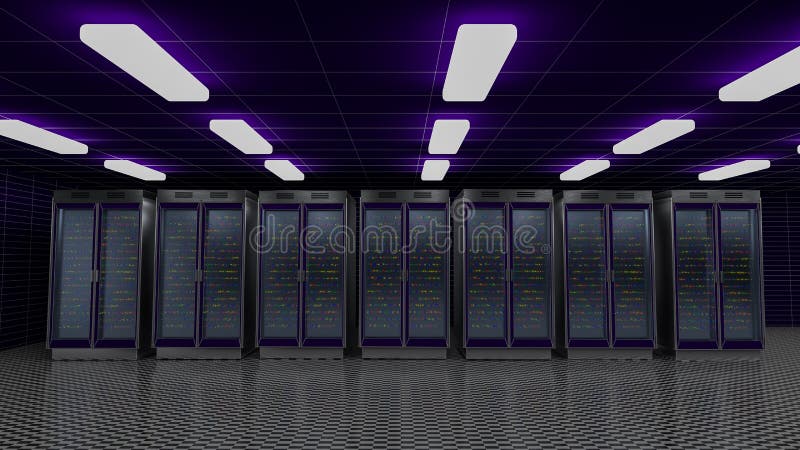 Server. Servers Room Data Center. Backup, Mining, Hosting, Mainframe ...