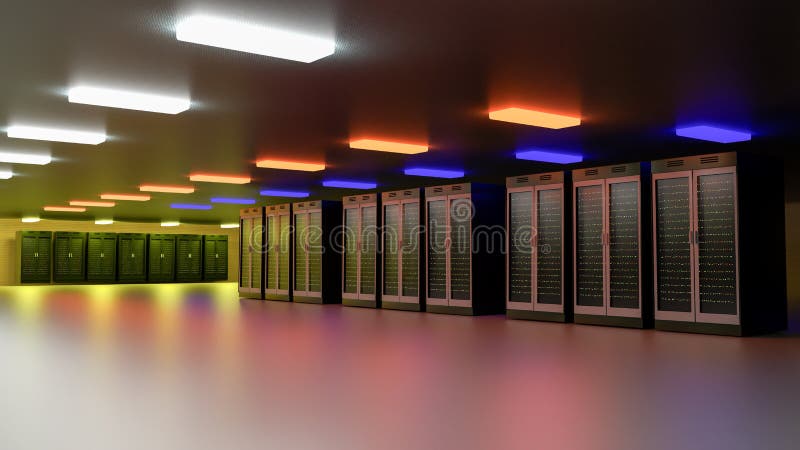 Server. Servers Room Data Center. Backup, Mining, Hosting, Mainframe ...