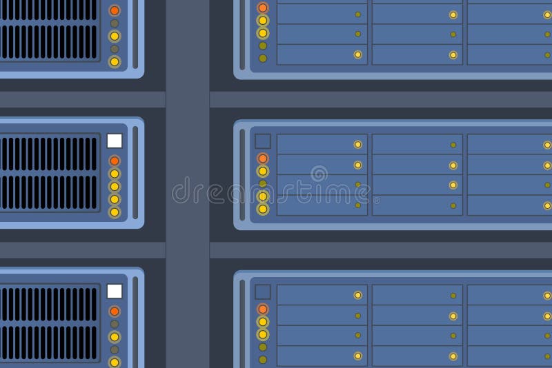 Server technology vector stock vector. Illustration of infrastructure ...