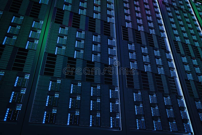 Server tower background stock illustration. Illustration of rack ...