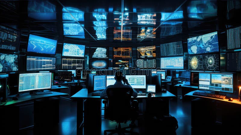 Server trading technology stock illustration. Illustration of network ...