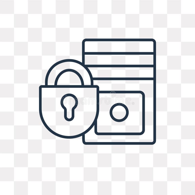 Server Vector Icon Isolated on Transparent Background, Server T Stock ...